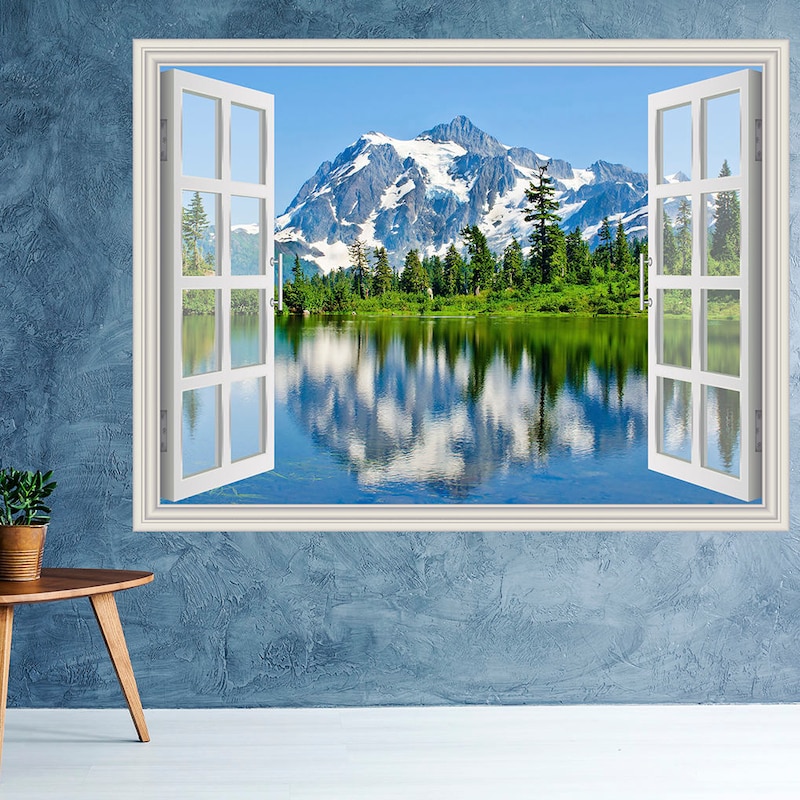 Mountain Scene Window Film - Etsy