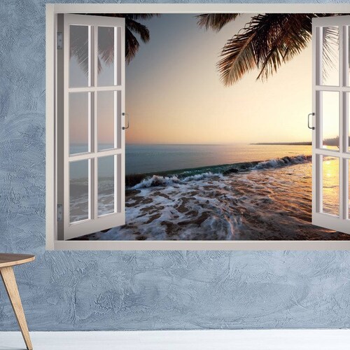 Big Ben View Window 3D Wall Decal Art Removable Wallpaper - Etsy