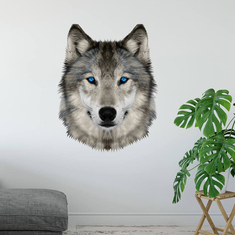 Wolf Wall Decal - Etsy
