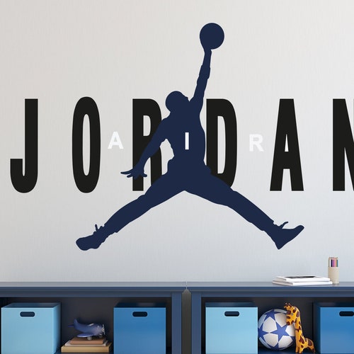 Michael Jordan Wall Decal Jumpman Basketball Jordan Decal Art - Etsy