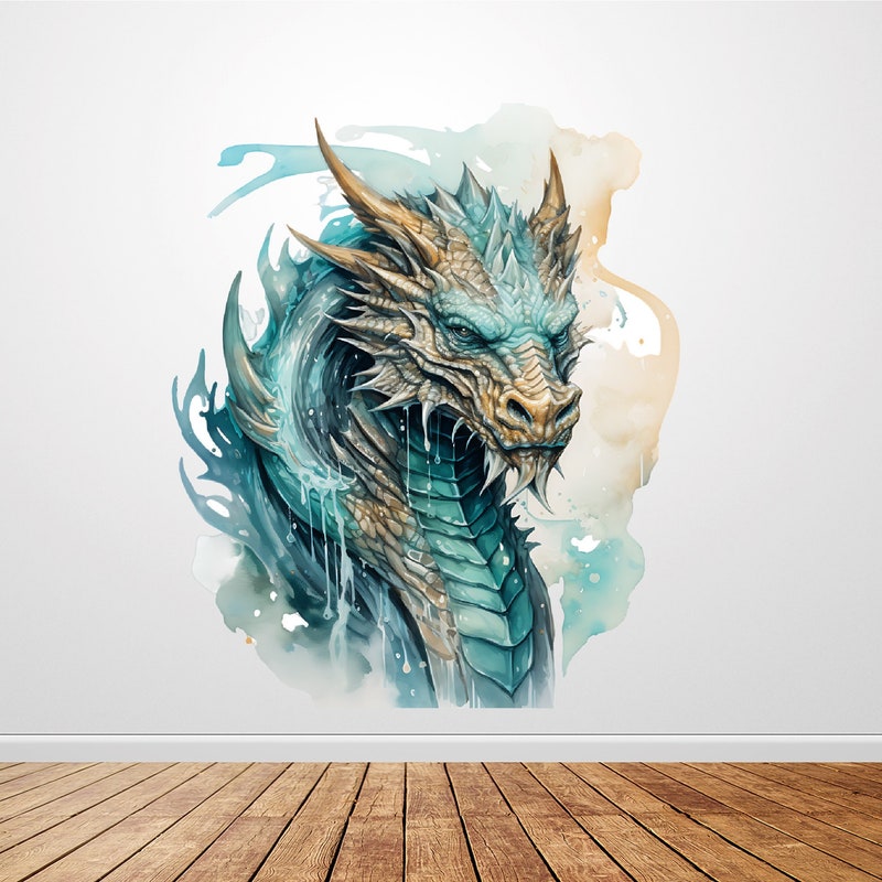 Turquoise Dragon - Etsy