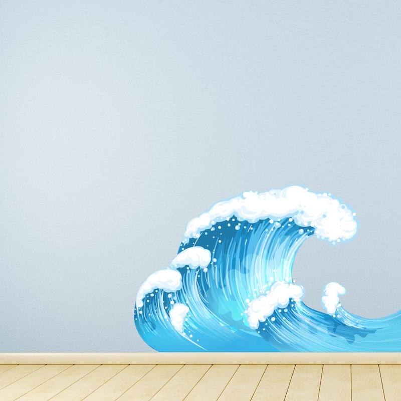 Waves Wall Decal - Etsy