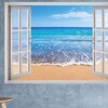 Beach Wall Decal Tropical Beach Wall Decal Ocean Window Mural Decals ...