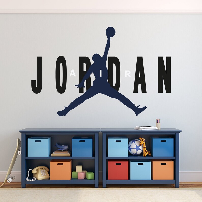 Michael Jordan Wall Decal Jumpman Basketball Jordan Decal Art | Etsy