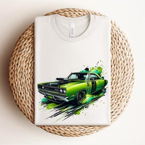 Muscle Car DTF Transfer, American Vintage Retro Car Ready to Press ...