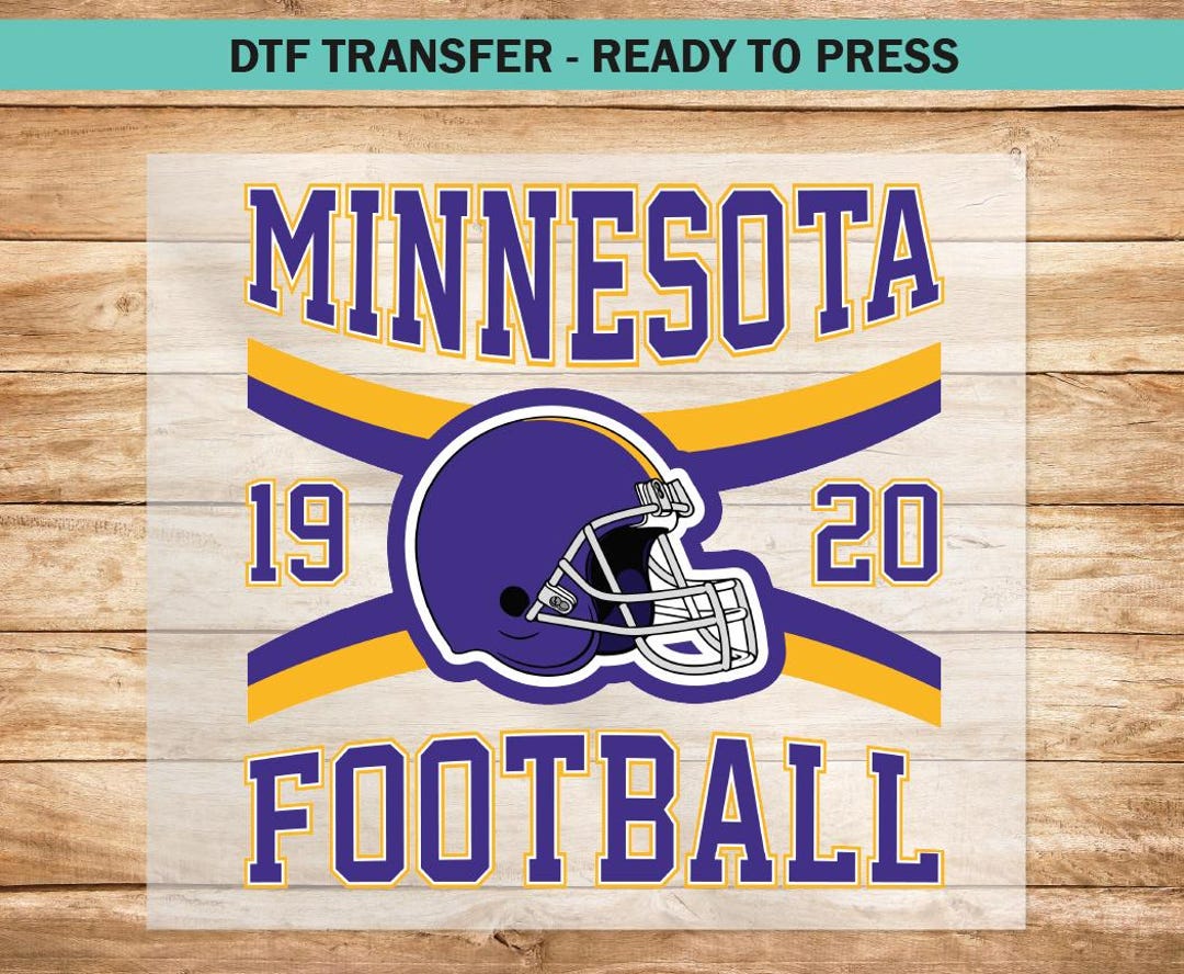 Minnesota Football DTF Transfer, Custom DTF Transfers Ready to Press ...
