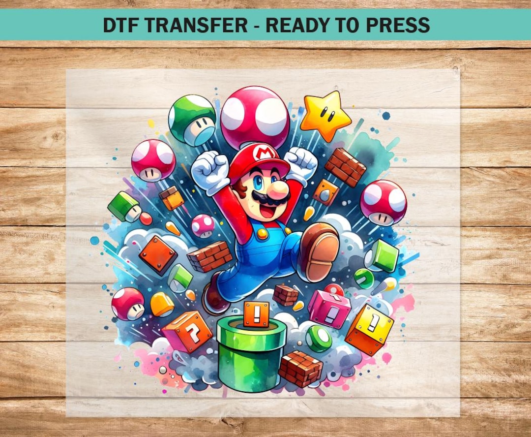 Cartoon DTF Transfer, Game Movie DTF Transfers Ready to Press for ...