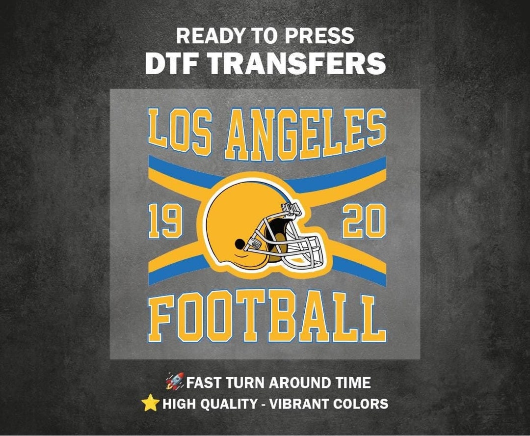 Los Angeles Football DTF Transfer, Custom DTF Transfers Ready to Press ...