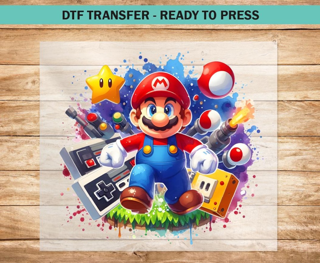 Super Cartoon DTF Transfer, Watercolor Movie DTF Transfers Ready to ...