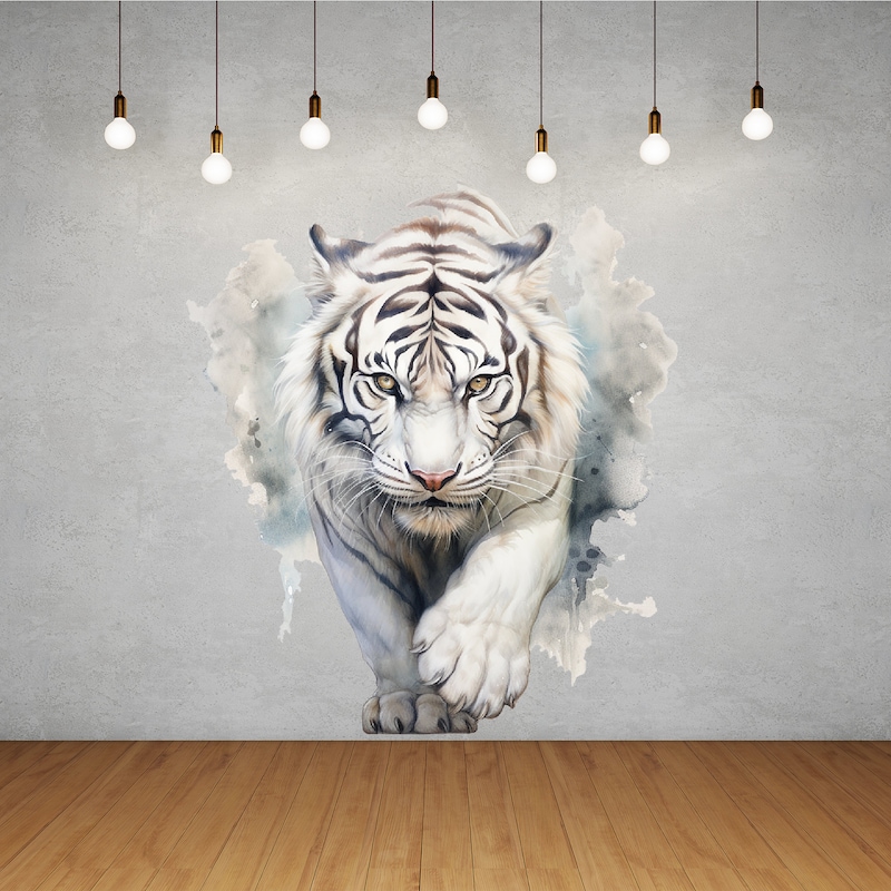 Fierce Tiger Vinyl Decal - Etsy