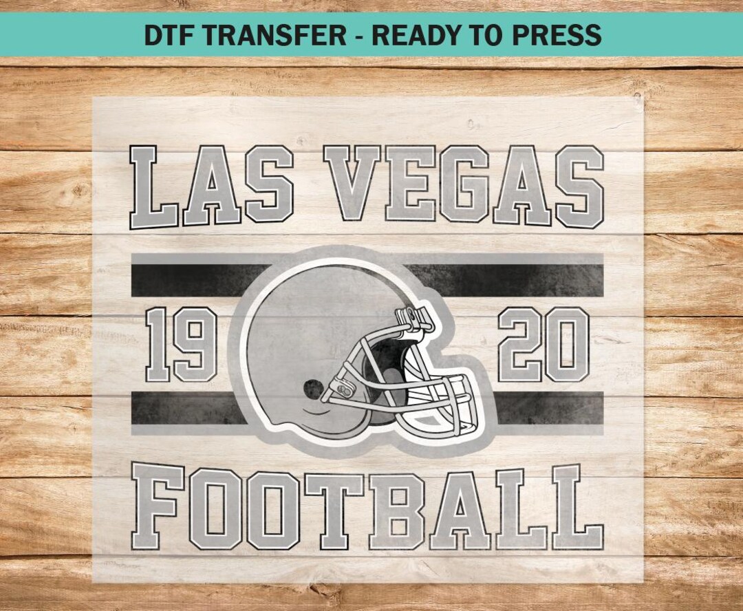 Las Vegas Football DTF Transfer, Ready to Press DTF Transfers Iron On ...