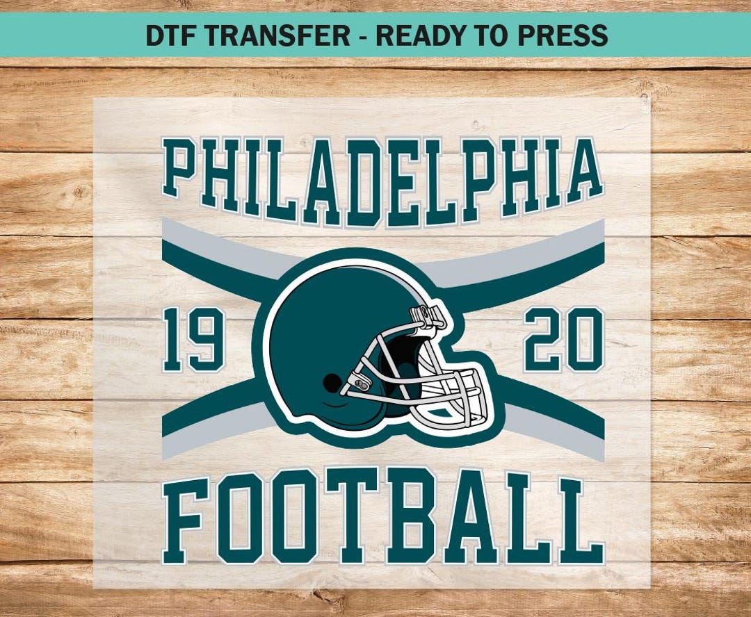 Philadelphia Football DTF Transfer, Custom DTF Transfers Ready to Press ...