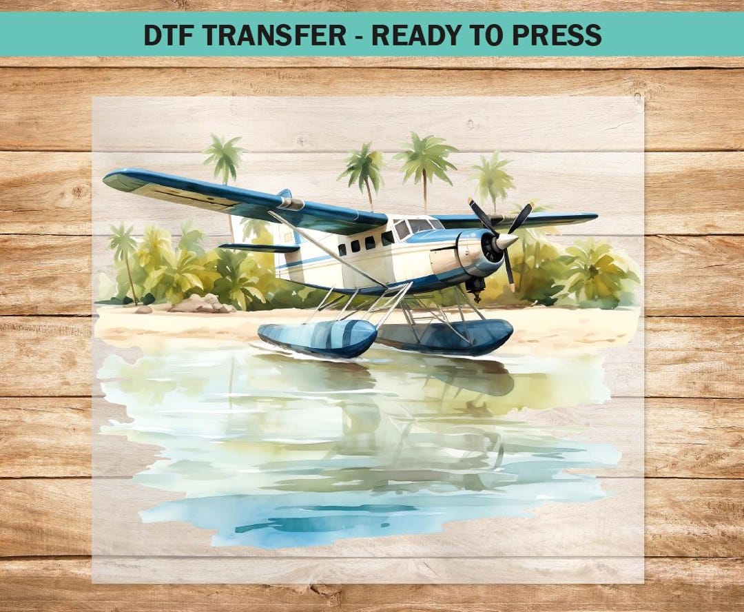 Airplane DTF Transfer, Airplane Ready to Press Heat Transfers for Kids ...