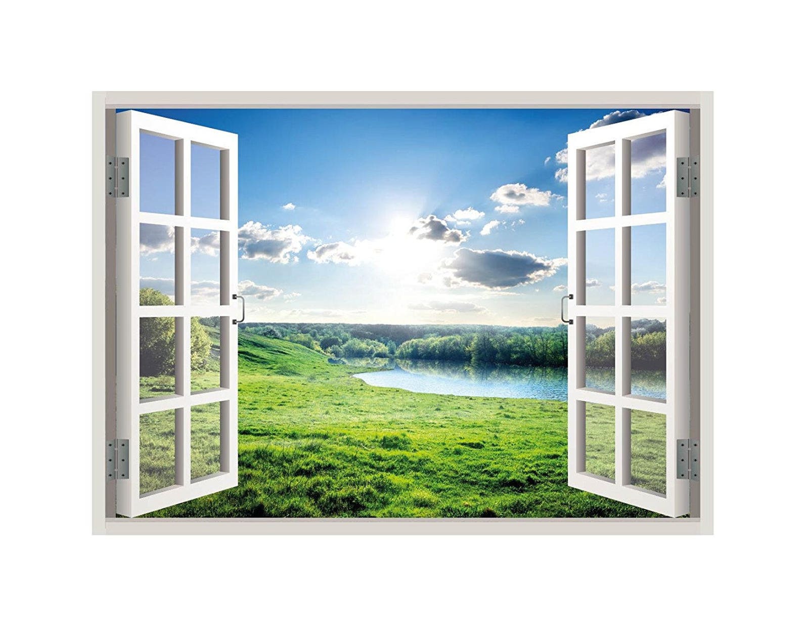 Sky Landscape View Window 3D Wall Decal Art Removable - Etsy