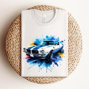 Vintage Muscle Car DTF Transfer, American Retro Car Ready to Press ...