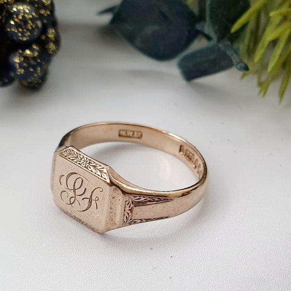 Antique Signet Ring - Etsy