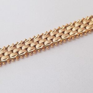 14ct Gold Flat Box Chain Bracelet With Box Clasp. 7 1/4 Length. 11.7g ...