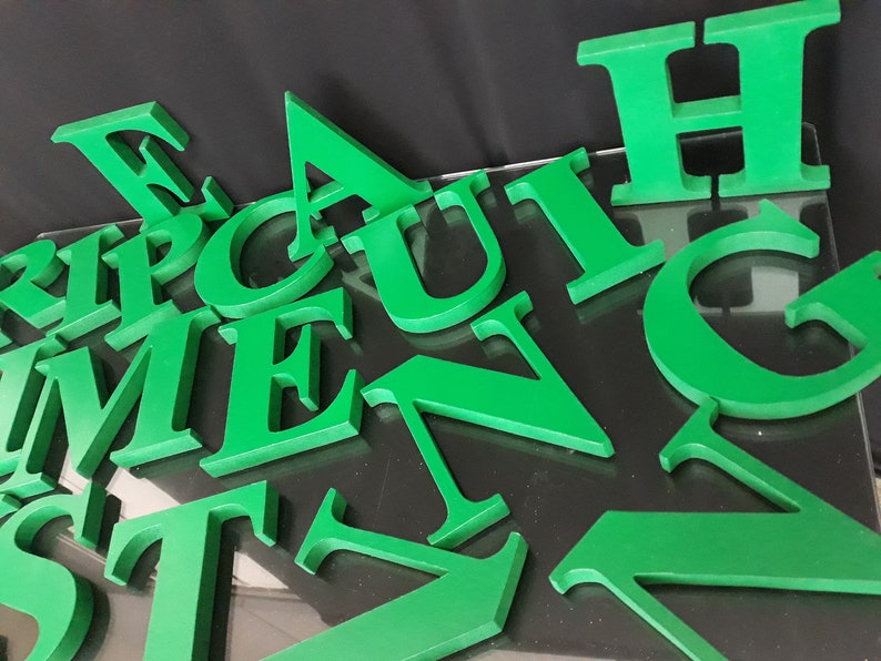 3D Styrofoam Letters 1 Thicknessgrin Foamshop - Etsy