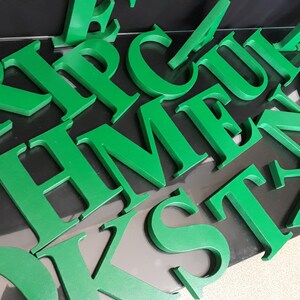 3D Styrofoam Letters 1" Thickness,grin Foam,shop Sign,custom Letters ...