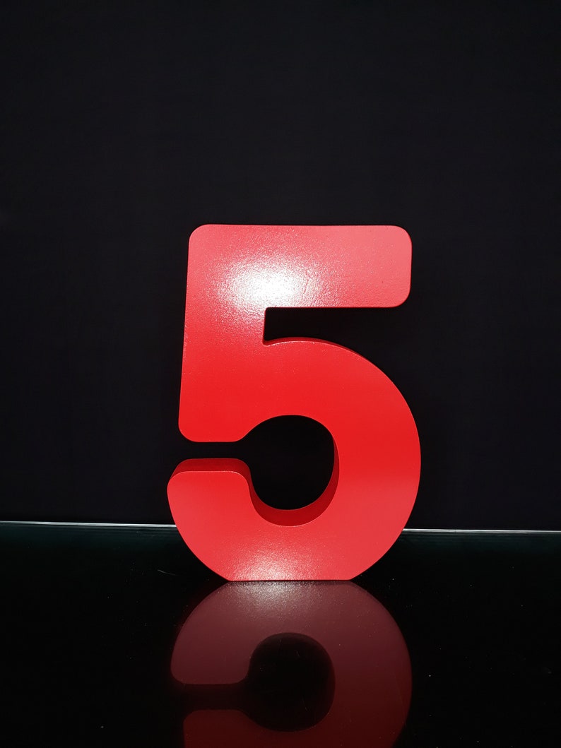 Red Styrofoam letters 3D 15Styrofoam numbers 15 | Etsy