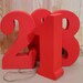 2020 Styrofoam Numbers,3d Numbers Foam,new Year Decor,party Decor ...