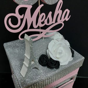 Card Box Paris With Roses, Cardbox for Cards Rose, Card Box for Sweet ...