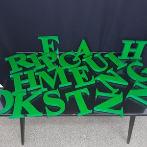 3D Styrofoam Letters 1" Thickness,grin Foam,shop Sign,custom Letters ...