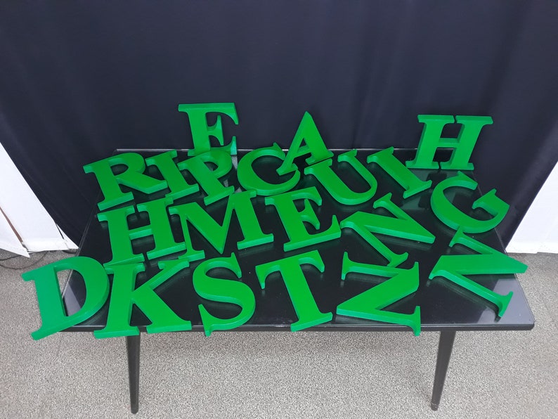 3D Styrofoam Letters 1 Thicknessgrin Foamshop - Etsy