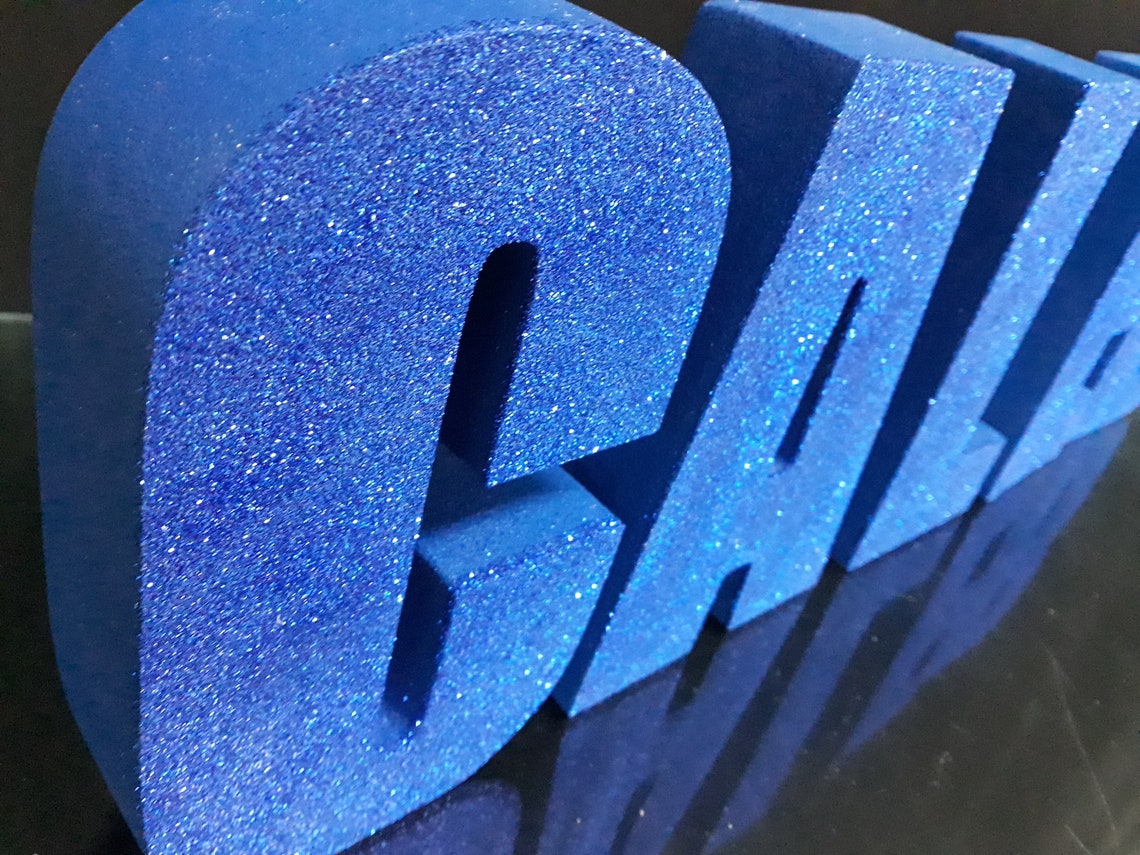 Styrofoam Letters 3D 8caleb Styrofoam Numbers 8 | Etsy