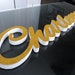 White Color Custom Name 3D Charlene Gold Glitterfoam Letters - Etsy