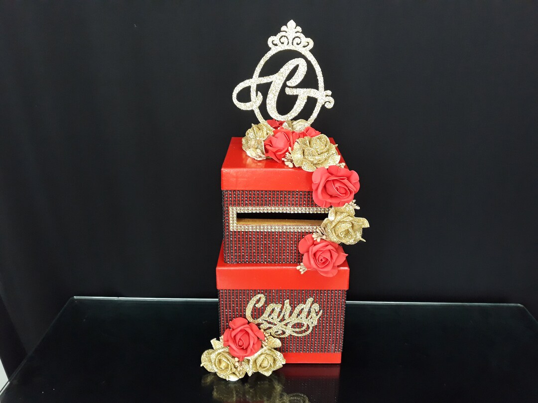 Cardbox Sweet 16, Birthday Cardbox Cards,red Roses Cardbox,red Wedding ...