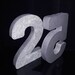 Styrofoam Letters 3D 15 Styrofoam Numbers 15 - Etsy