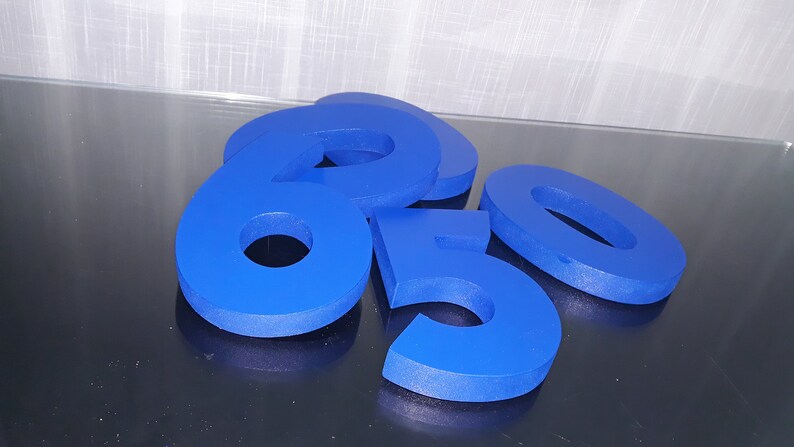 3D Styrofoam Letters 1 Thicknessshop Signanniversary | Etsy