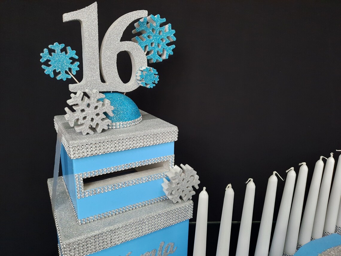 Winter Wonderland Sweet16 Sweet 16 Candelabra Winter - Etsy