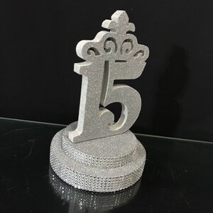 Centerpiece Number 15 on Stand ,central Decor Fifteen,central Element ...