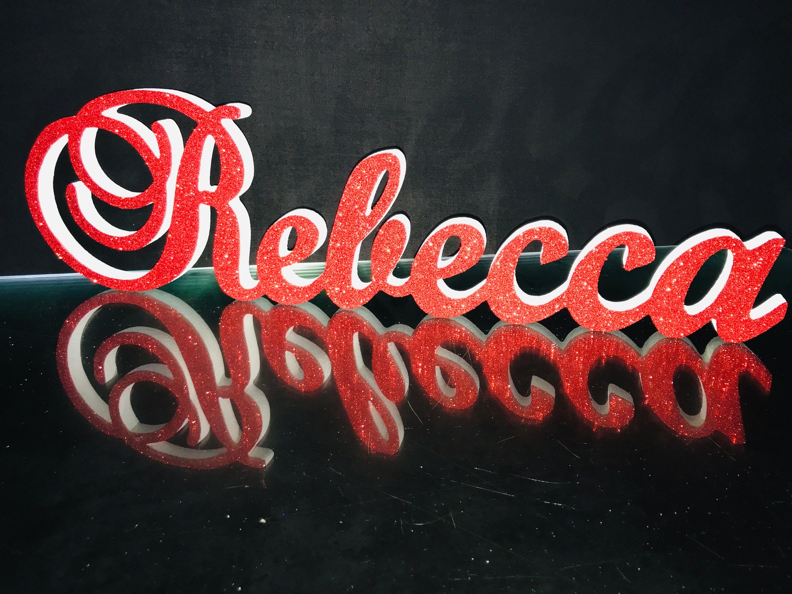 Custom Name 3D Rebecca foam Letters Name Age Block3d Name - Etsy