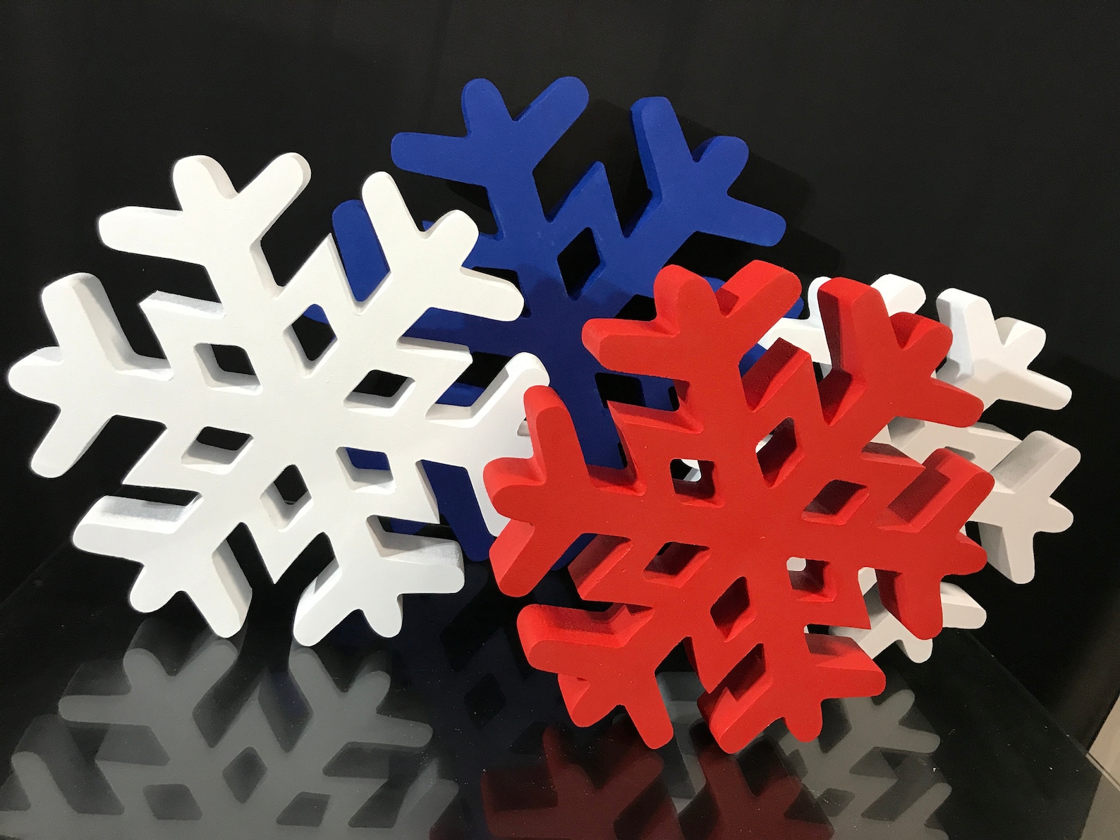 Snowflake Styrofoam 10 Inchesdecorative Snowflake Christmas - Etsy