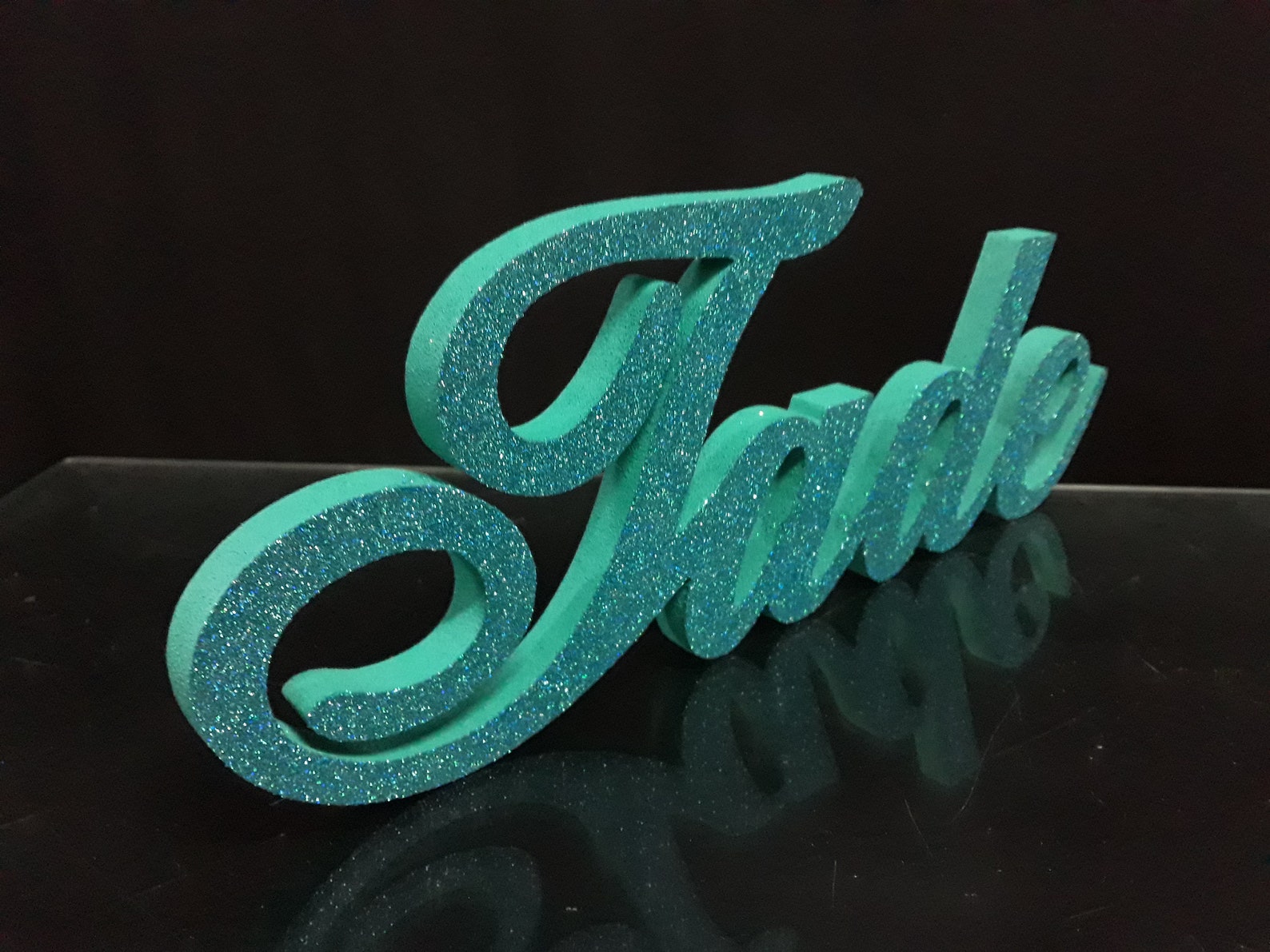 Turquoise Colors Custom Name 3D Styrofoam3d Name Bar&bat - Etsy