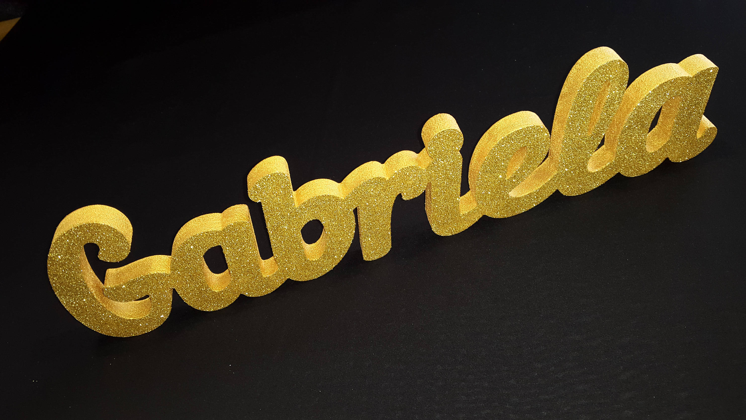 The Name Gabrielle In Glitter