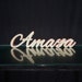 Red Color Custom Name 3D Gold Glitterfoam Letters3d - Etsy