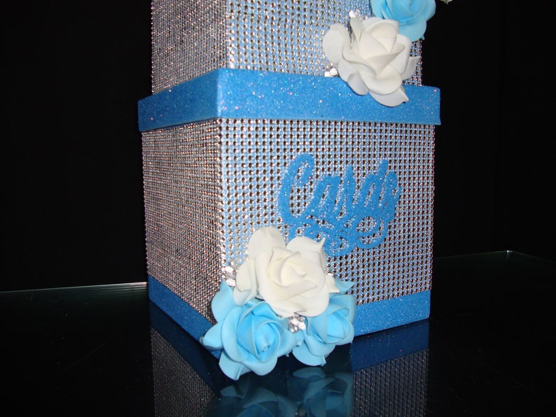 Cardbox Sweet , Birthday Cardbox, Blue Cards, Royal Blue Roses Cardbox ...