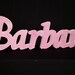 Big Pink 3D Sign 12 Styrofoam Custom Namegold Letters - Etsy