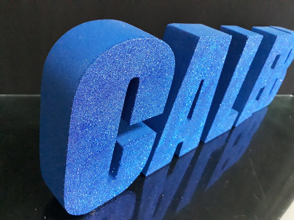 Styrofoam Letters 3D 8caleb Styrofoam Numbers 8 | Etsy