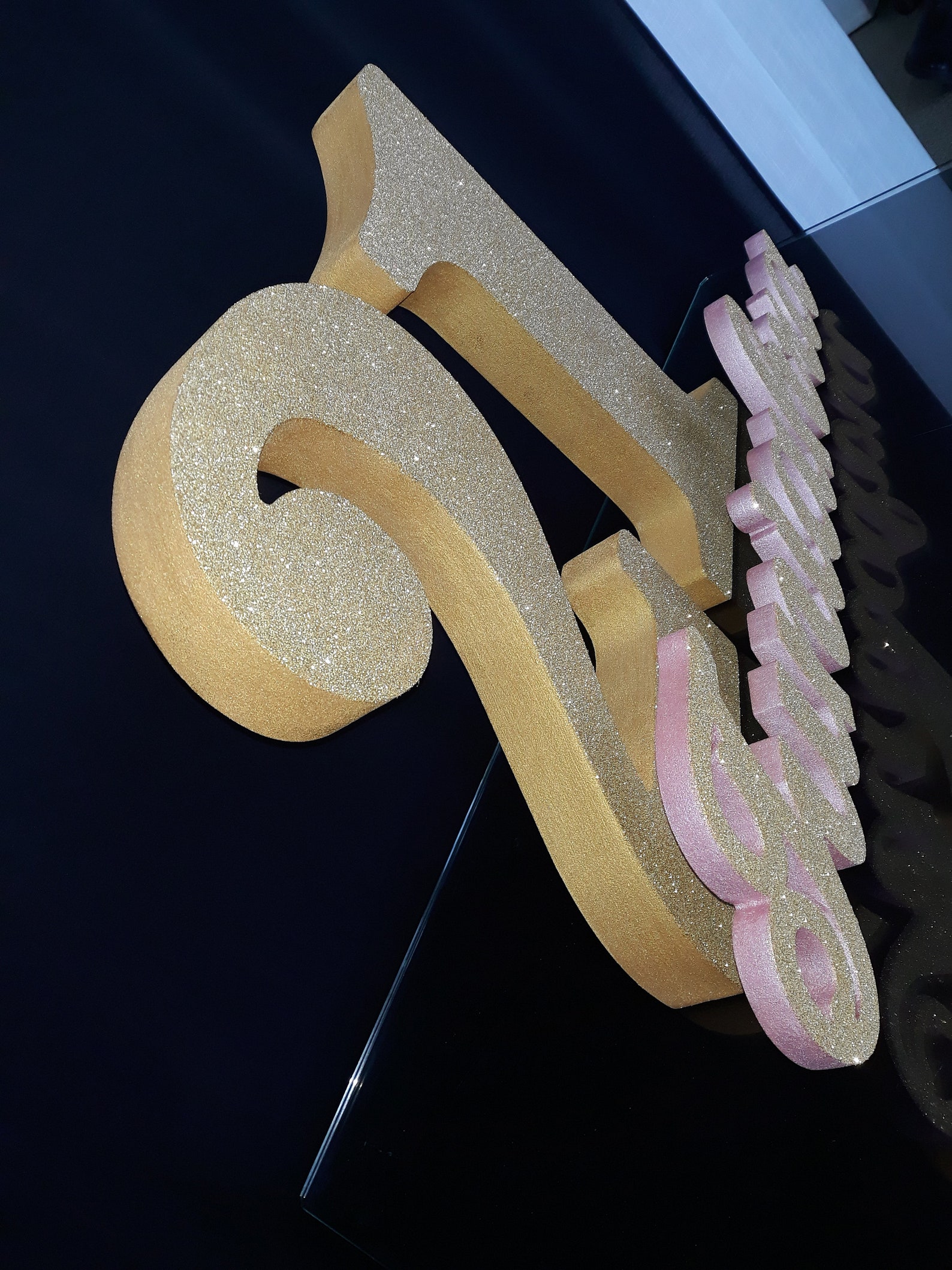 Set Big 3D name and two number from styrofoamfirst | Etsy