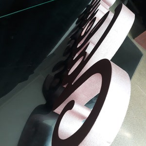 Big Rose Gold 3D Sign 12" Styrofoam Custom Name, Letters Name Age Block ...