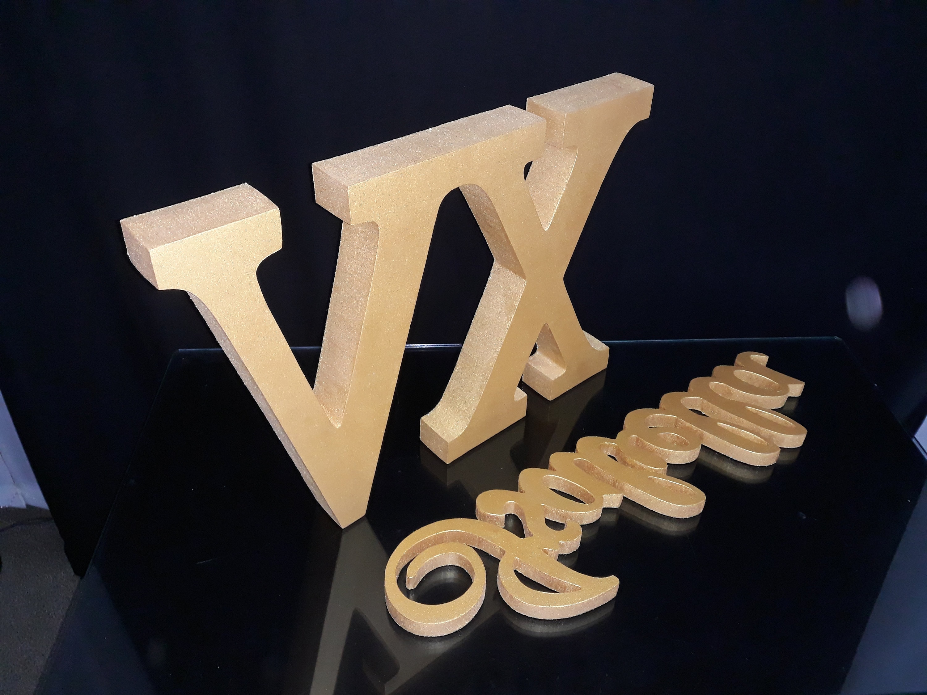 Set for Quinceanera Number 15 Roman and 3D Name,sign 12" Foam Custom ...