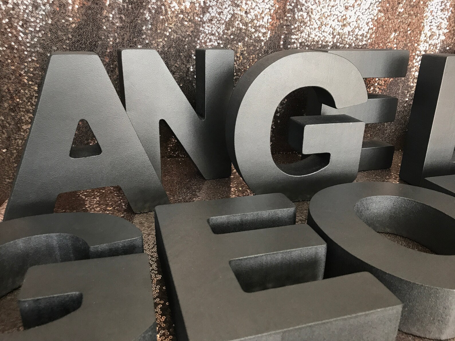 3D Styrofoam Black Lettershop Signfoam Numberspersonalized | Etsy