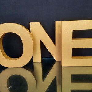 3D Letters From the Foam ONE, Decor Letters the First Birthday ...