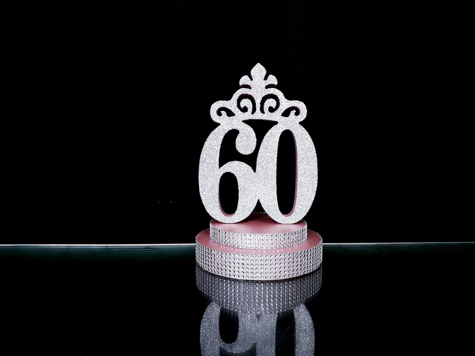 60 Sign Centerpieces for Table Gold 60 Sign Table | Etsy