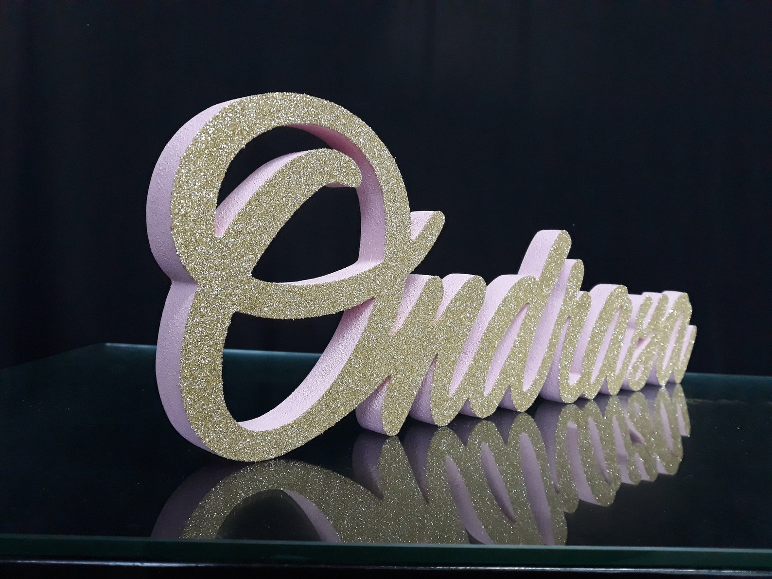 Name Baby Styrofoam Custom3d Name Glitterfoam Letters Name | Etsy